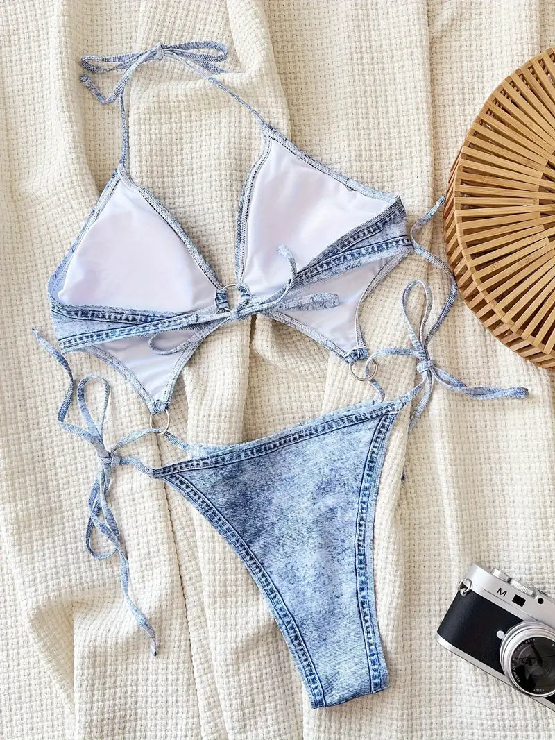 Just Denim Bikini – SunKissed Swimwear VI